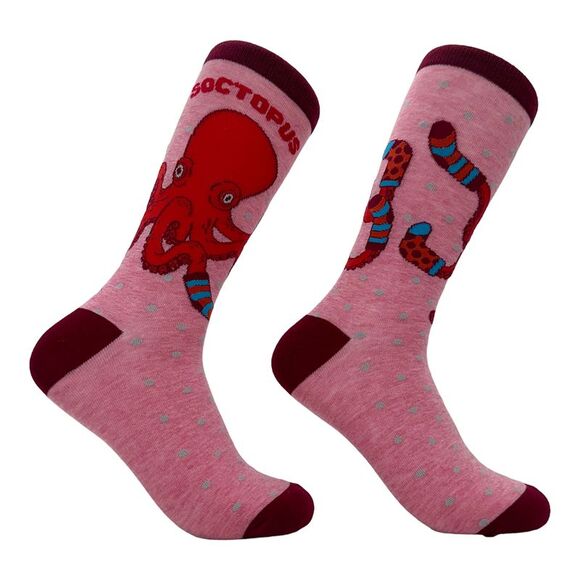 Crazy Dog T-Shirts | Underwear & Socks | Womens Soctopus Socks Funny Deep Sea Octopus Joke ...